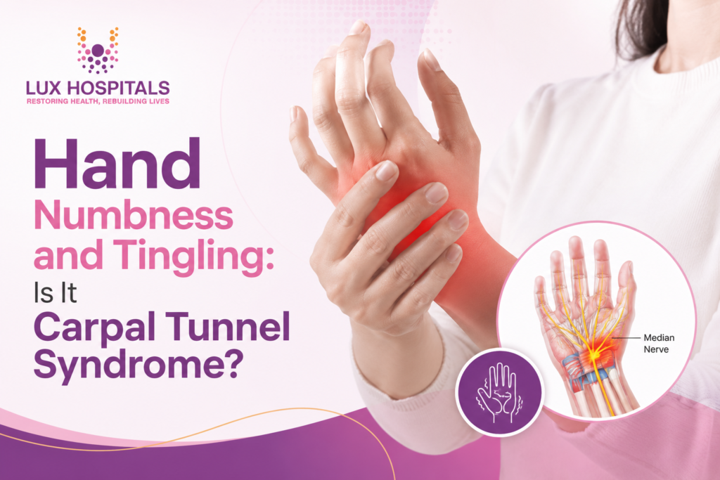 Hand Numbness and Tingling: Carpal Tunnel Syndrome Treatment